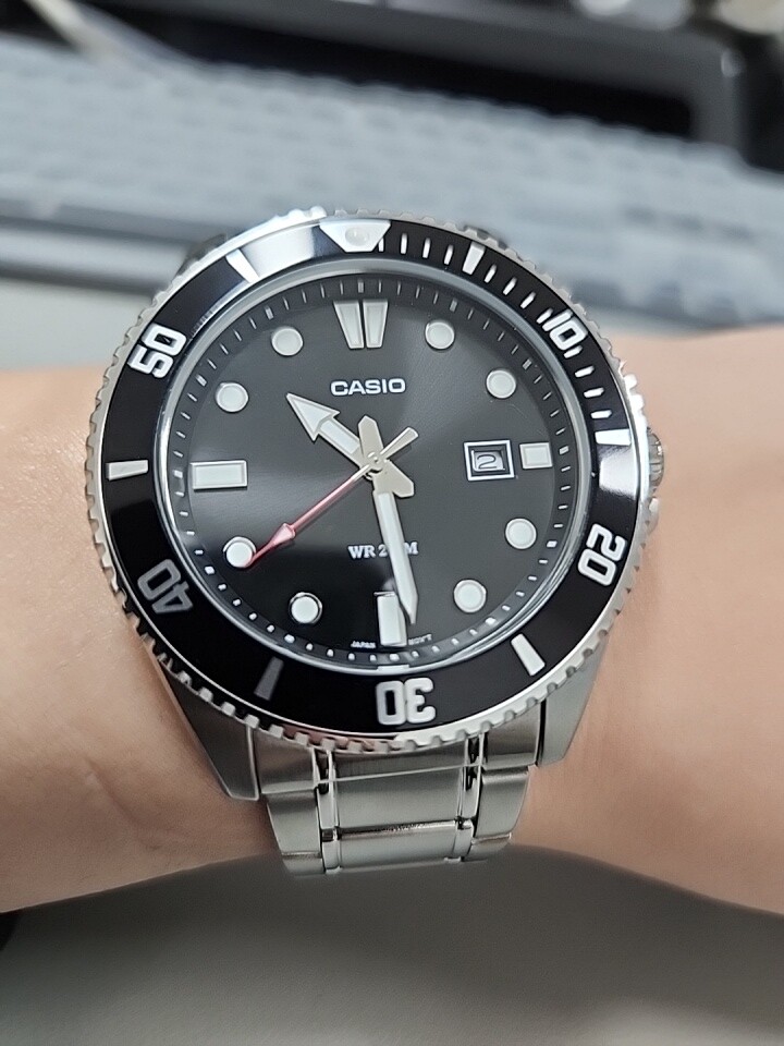 카시오 남성 스탠다드_MDV-107D-1A1V - 에누리 가격비교